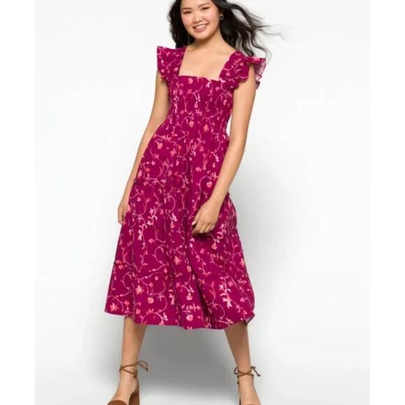 Hill House | Dresses | S Hill House Tuckernuck Ellie Purple Print The Nap Midi Dress | Poshmark